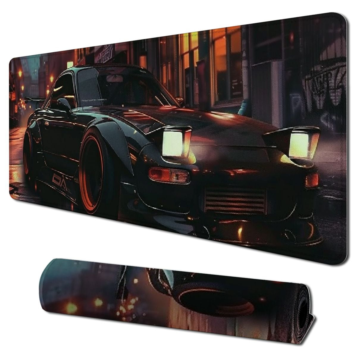 Ullo0ord Car Gaming Mouse Pad Large Mousepad Japanese JDM Car Black ...
