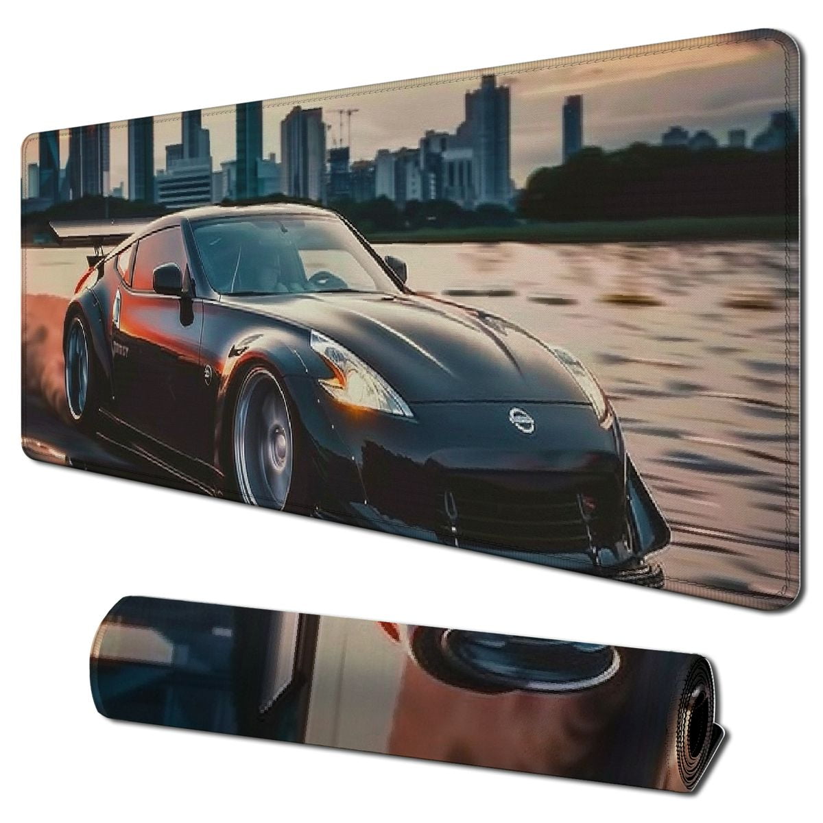 Ullo0ord Car Large Mouse Pad Japanese Sport Car Z350 Desk Mat Big ...