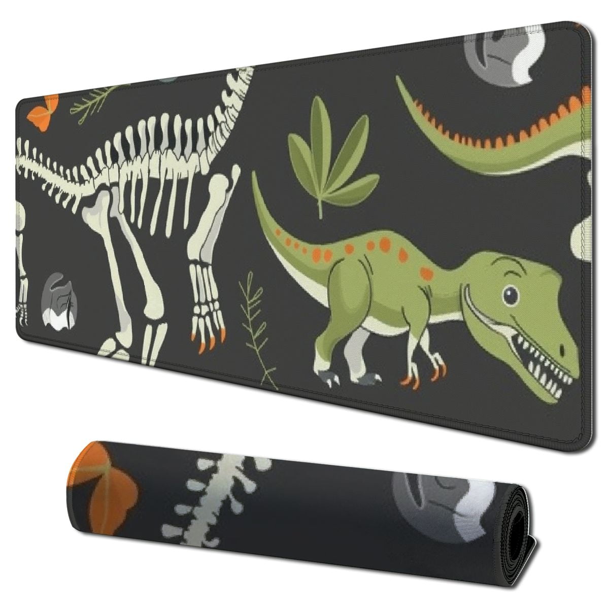 Ullo0ord Cute Desk Mat Cartoon Dinosaurs Mouse Pad,Extended Large ...