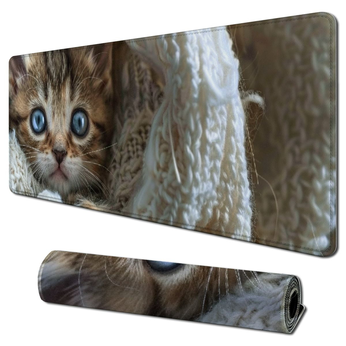 Ullo0ord Cute Pet Art Tabby Cat Large Mouse Pad for Desk - Walmart.com