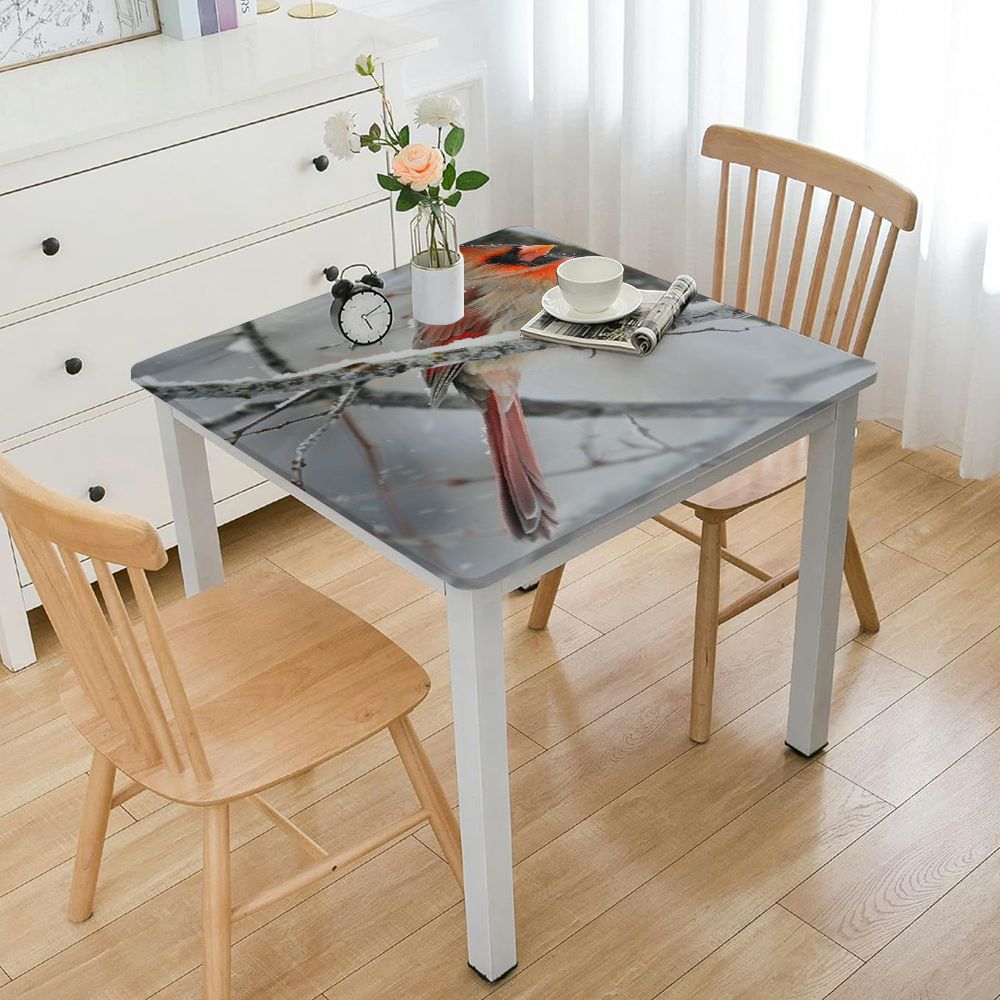 Ullo0ord Decorative Fitted Polyester Square Table Covers Tablecolth ...