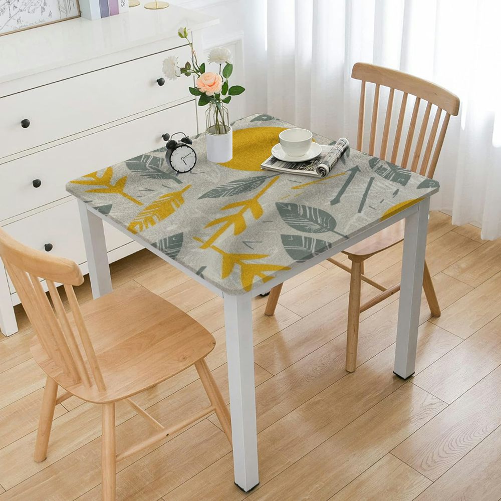 Ullo0ord Decorative Fitted Polyester Square Table Covers Tablecolth ...