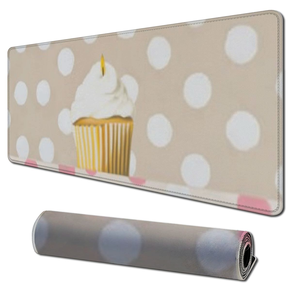 Ullo0ord Desk Mat Large Mouse Pads, Classic Polka Dots Desk Pad with ...