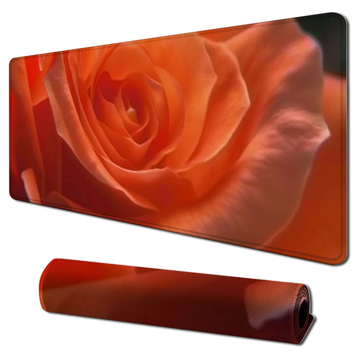 Ullo0ord Desk Mat Large Mouse Pads, Desk Pad with Stitched Edges ...