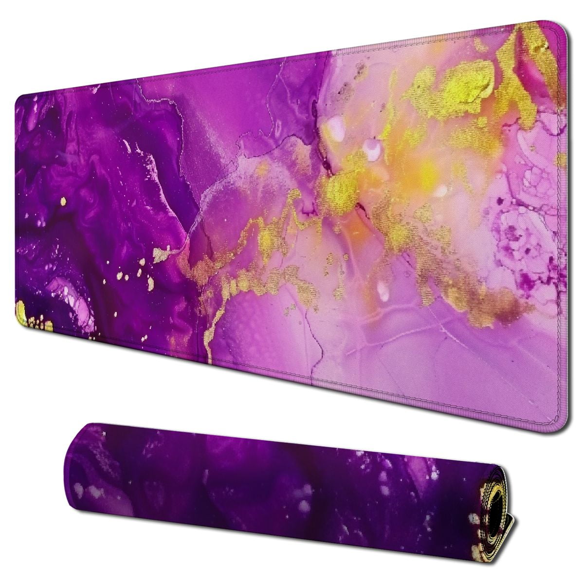 Ullo0ord Desk Mat Large Mouse Pads, Desk Pad with Stitched Edges ...