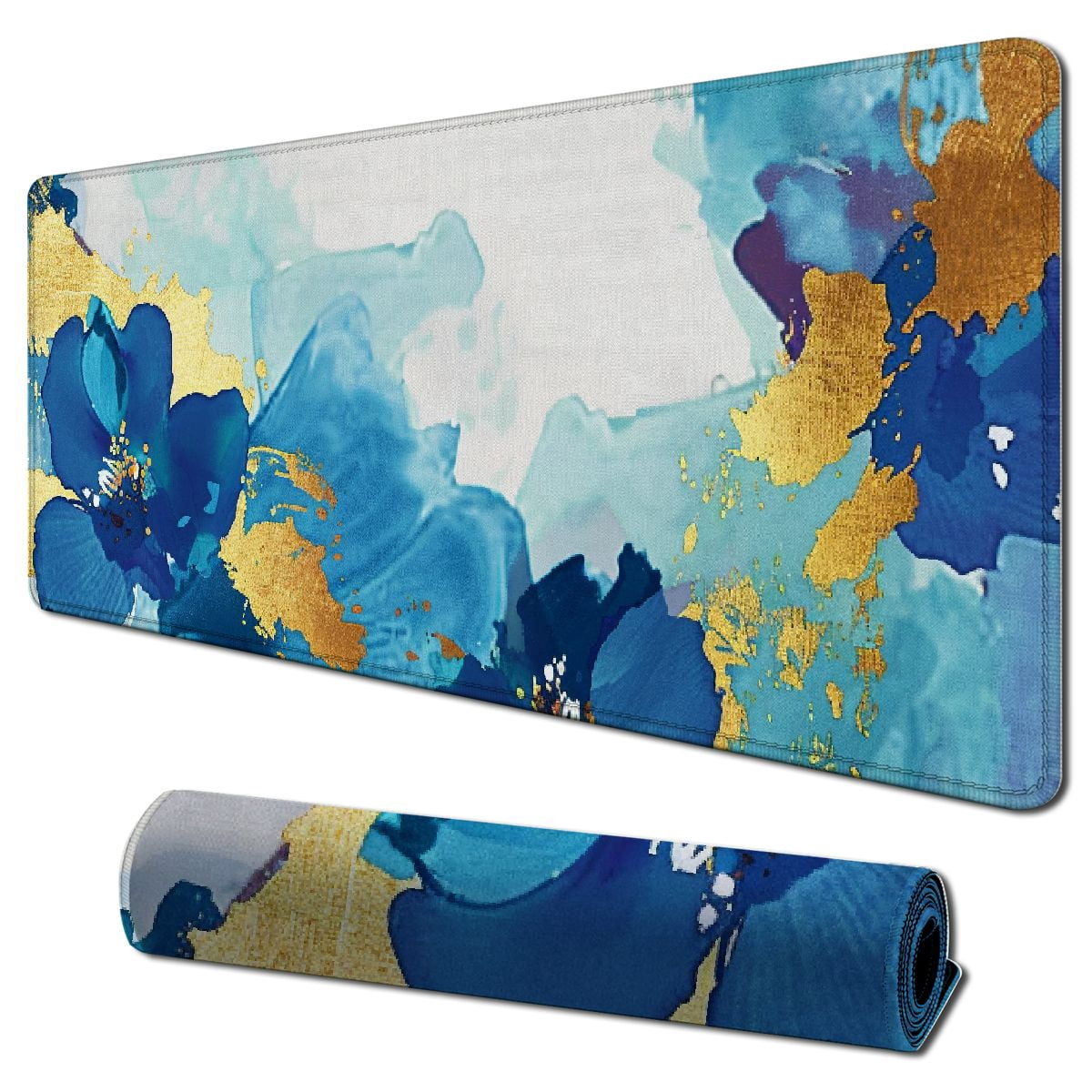 Ullo0ord Desk Mouse Pad, Excellent Micro-Weave Cloth, Stitched Edges ...