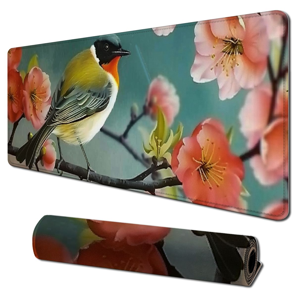 Ullo0ord Desk Pad Extended Mouse Pad with Stitched Edges Large Non Slip ...