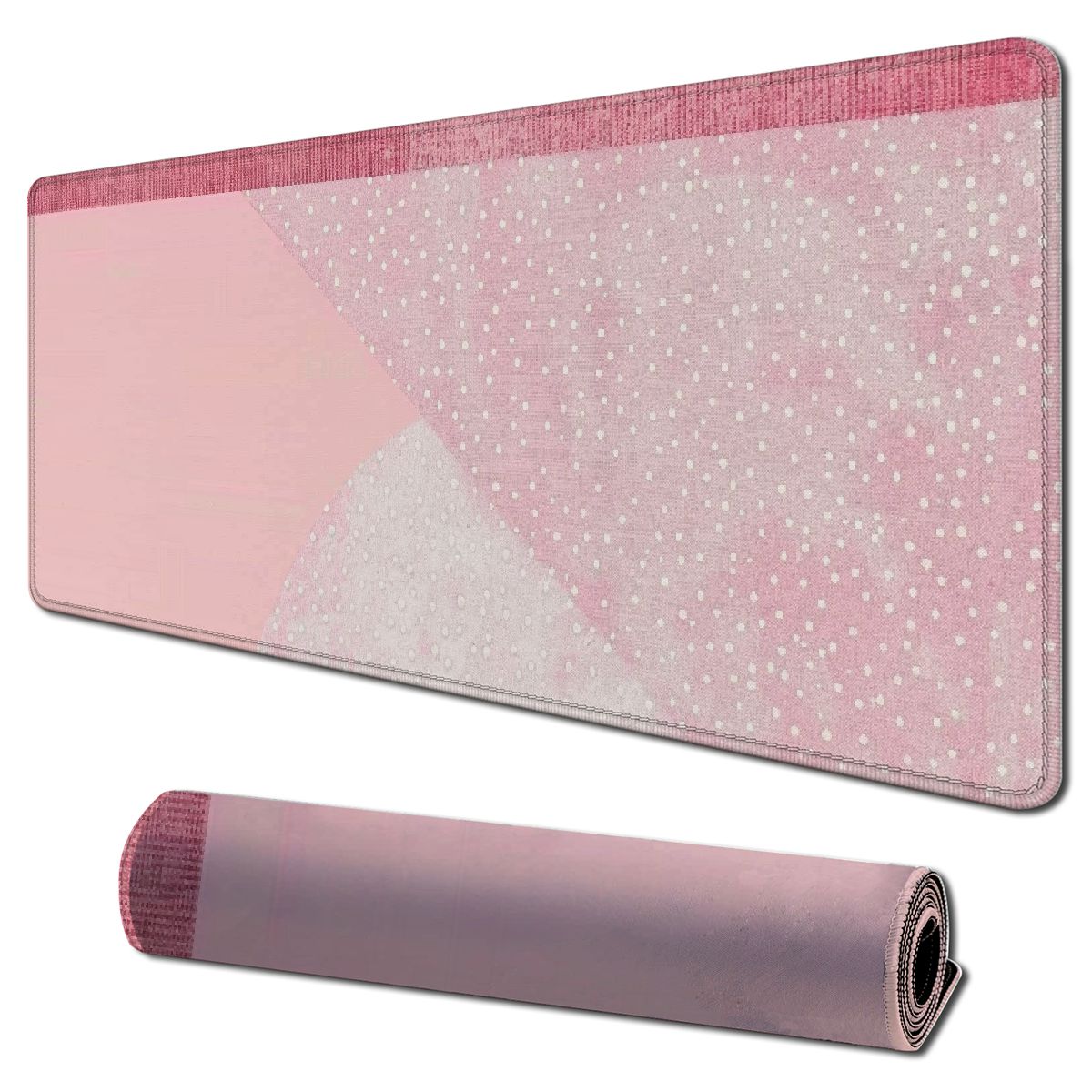 Ullo0ord Desk Pad Large Mouse Pads, Elegant Girly Rose Gold Glitter ...