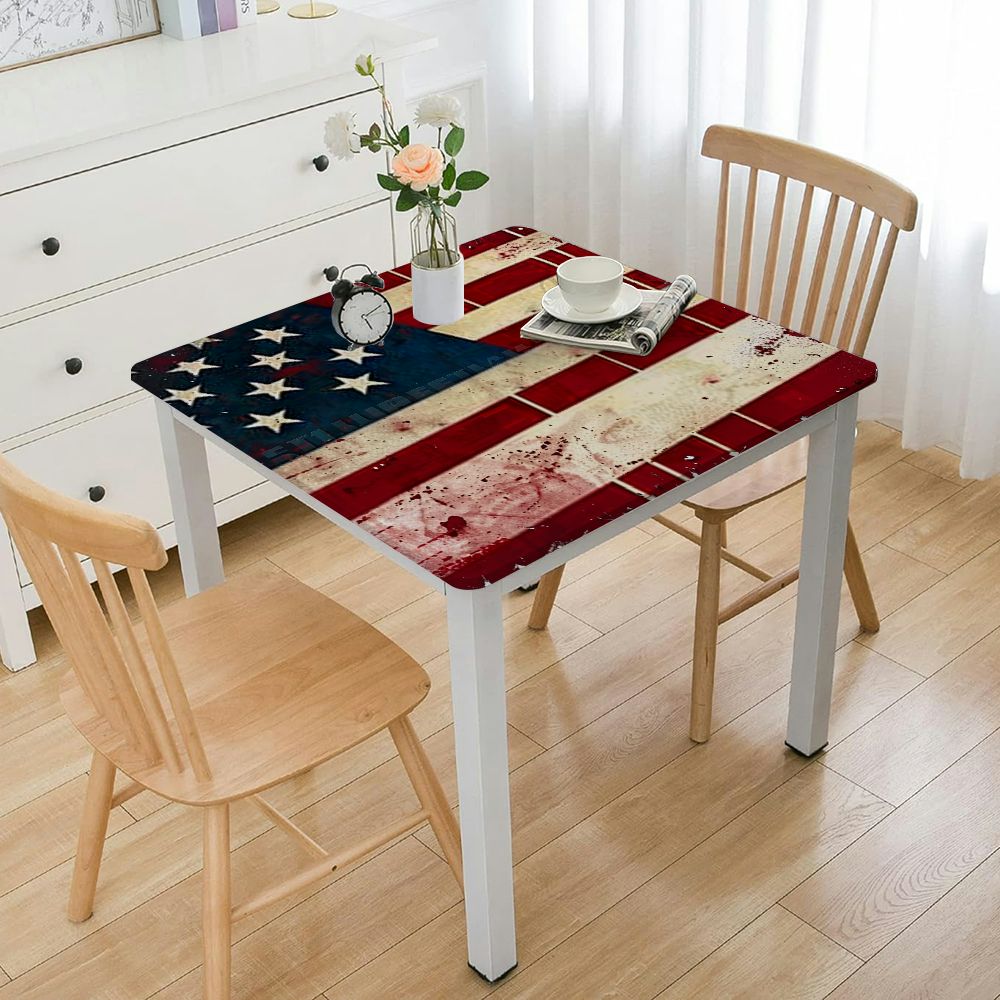 Ullo0ord , , Elastic Edge, Can Wipe Indoor/Outdoor Dining Table Cover ...