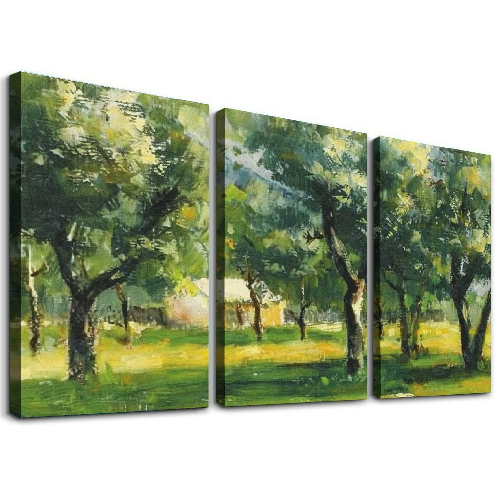 Ullo0ord Farm In Posters Art Prints Nature Landscape Painting Forest ...