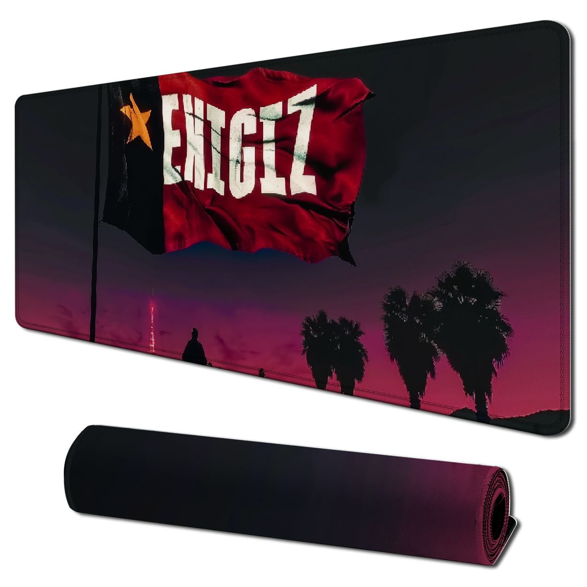 Ullo0ord Flag of California Non-Slip Mouse Pads Rubber Desk Mat Easy ...