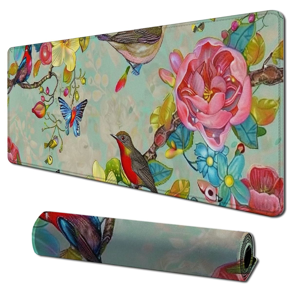 Ullo0ord Gaming Mouse Pad, Cloth Mouse Pad, Anti-Slip Base, Butterfly ...