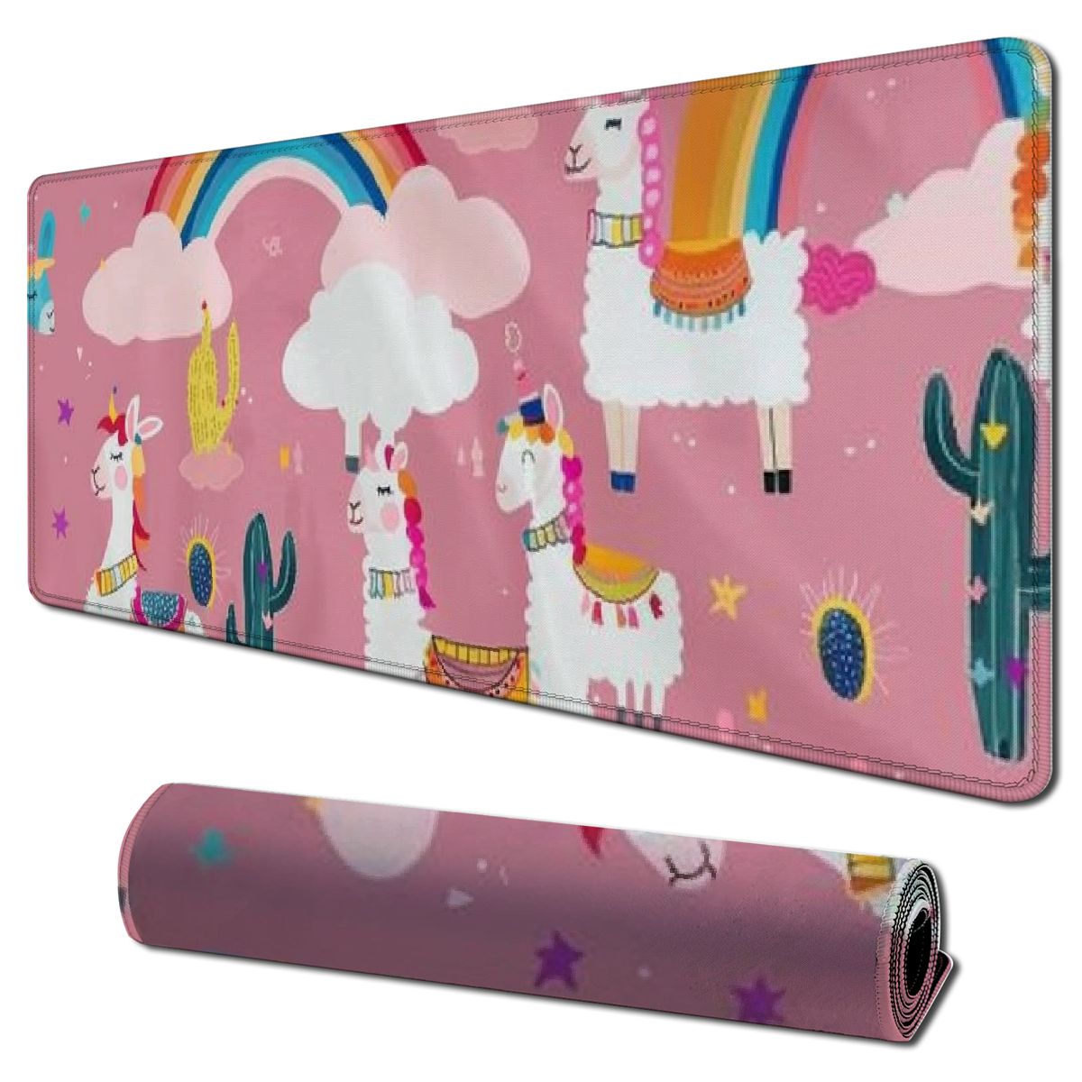 Ullo0ord Gaming Mouse Pad Pink Large Mouse Pad Desk Mats on Top of ...