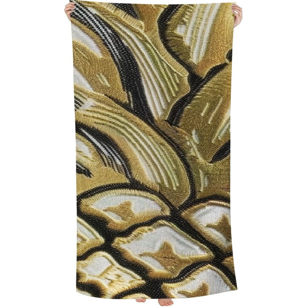 Ullo0ord Gold Pineapple Dish Towel PC Hand Towels for Bathroom ...