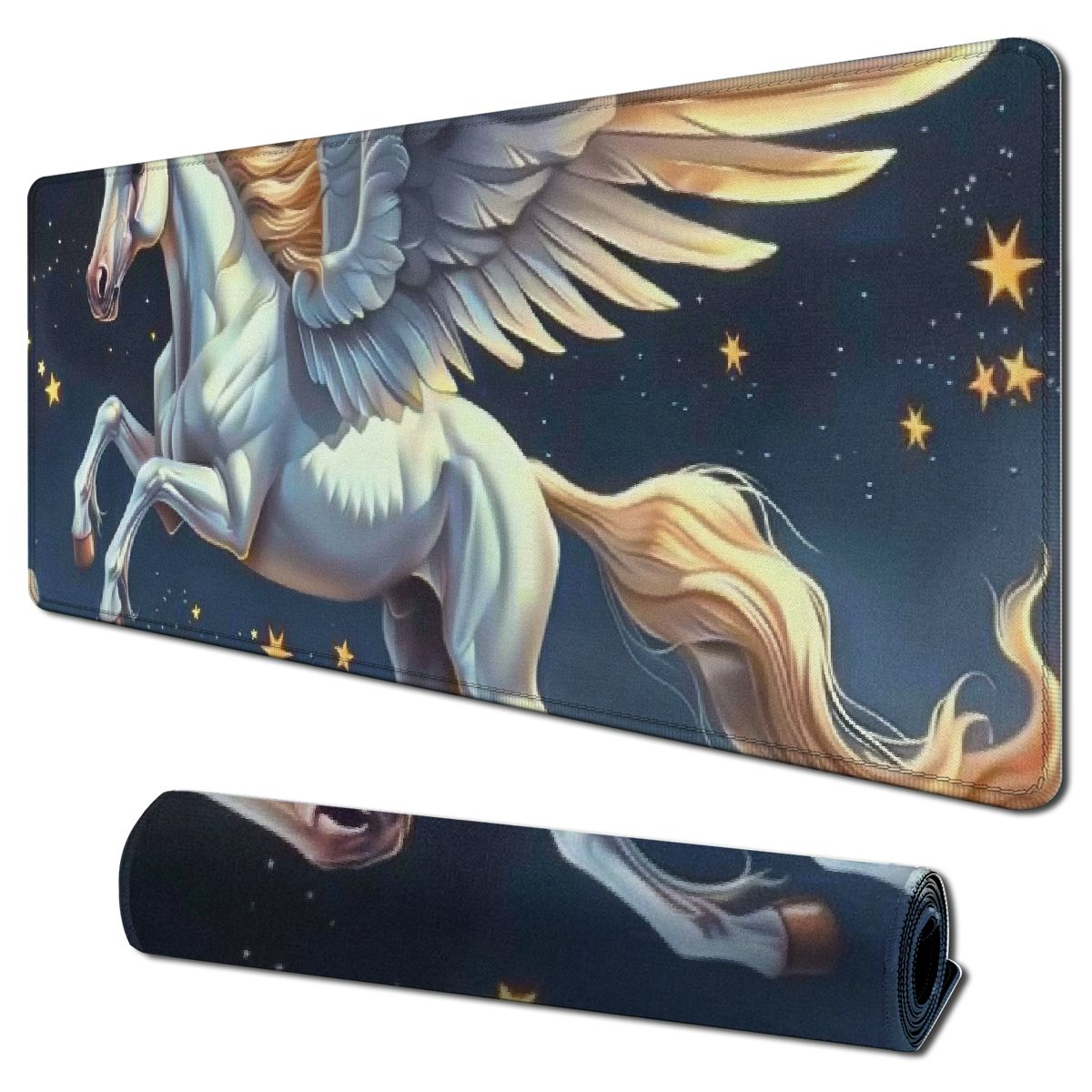 Ullo0ord Golden Pegasus Large Office Gaming Mouse pad - Walmart.com