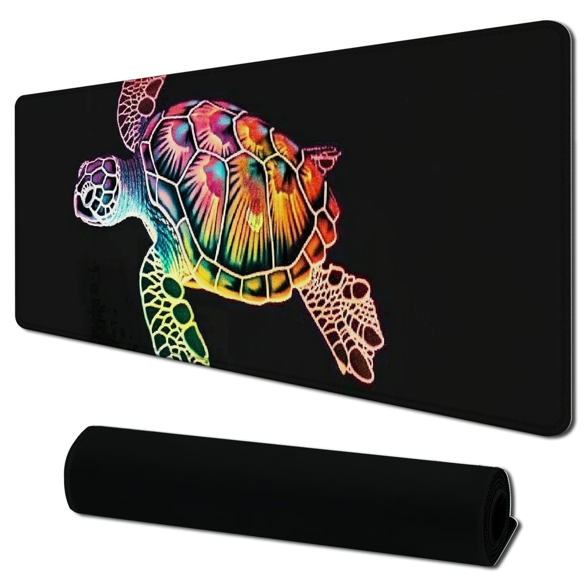 Ullo0ord Hawaiian Sea Turtle Desk Mat Protector Non-Slip Mouse Pad ...