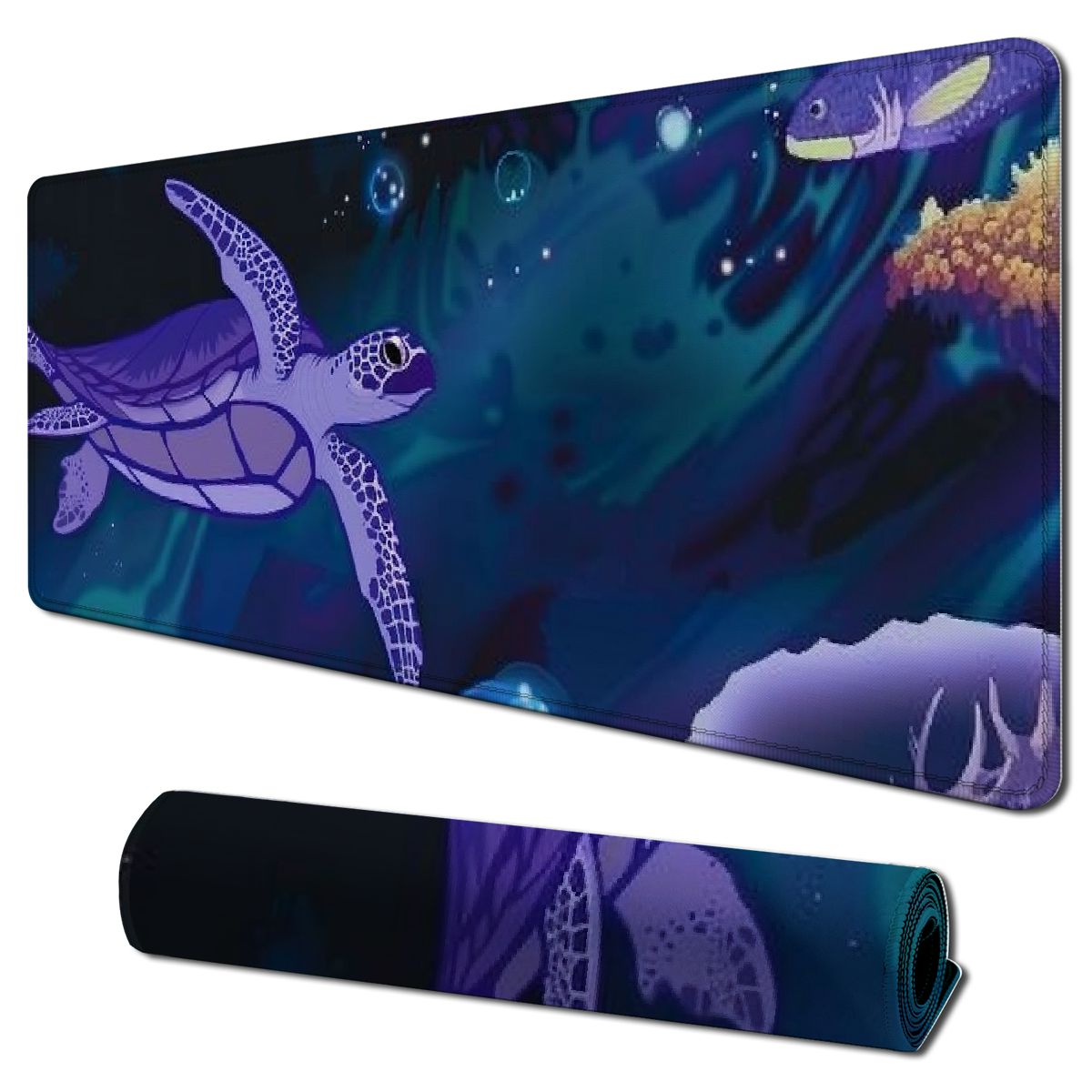 Ullo0ord Humpback Whale Non-Slip Mouse Pads Rubber Desk Mat Easy Clean ...