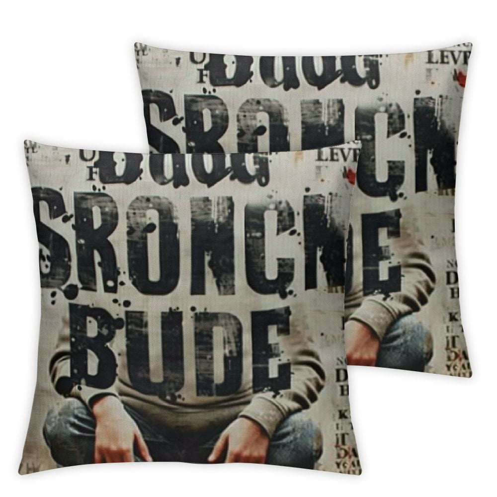 Ullo0ord Inspirational Quotes Throw Pillow Cases Linen Decorative Stong ...