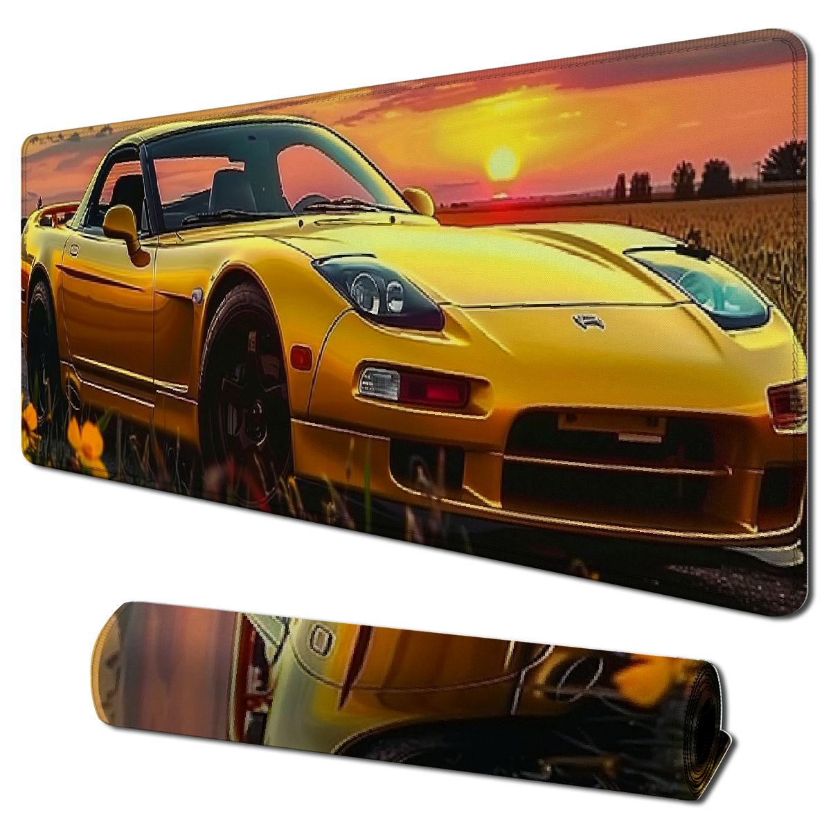 Ullo0ord JDM Car Desk Mats on Top of Desks Pad Japanese Large Mouse ...