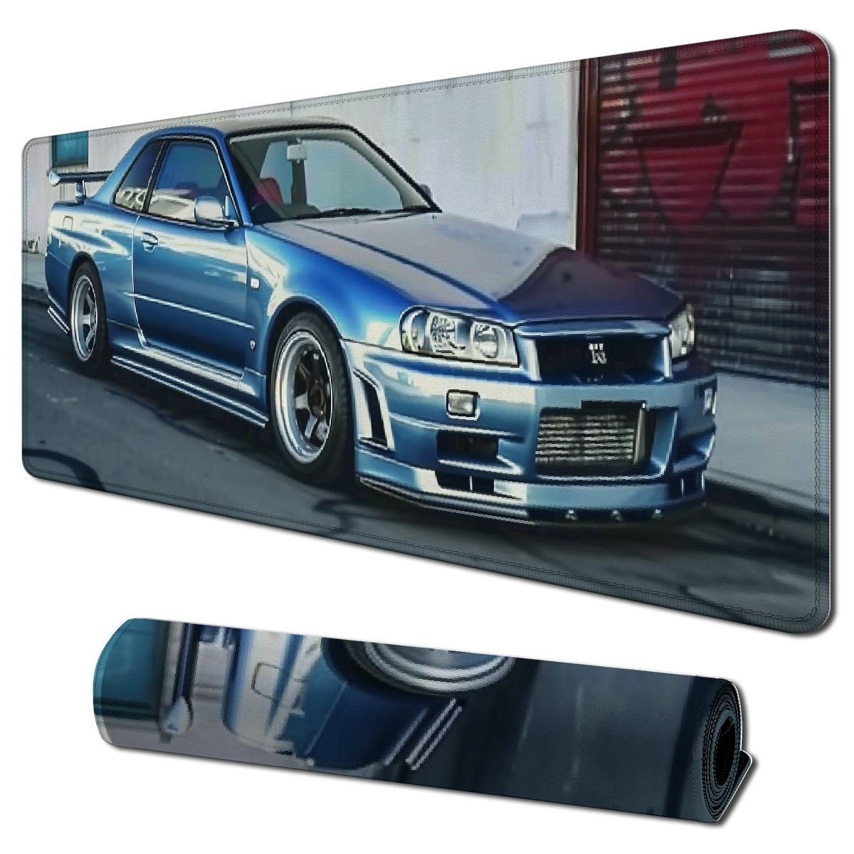 Ullo0ord JDM Sports Car Peed Cool Large Gaming Mouse Pads Non-Slip ...