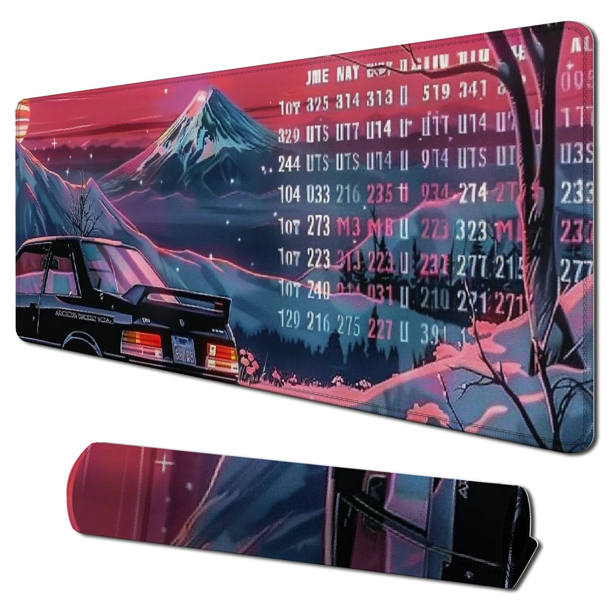 Ullo0ord Japanese Car Calendar 180sx Calendar Mouse Pad 2024 Large ...