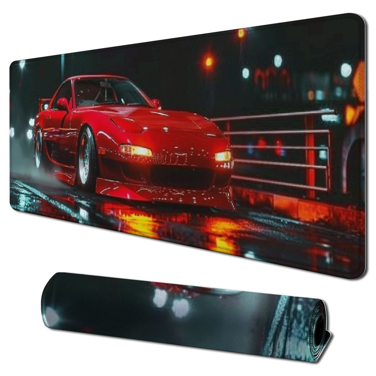Ullo0ord Japanese Cars Art Red Gaming Mouse Pad - Walmart.com