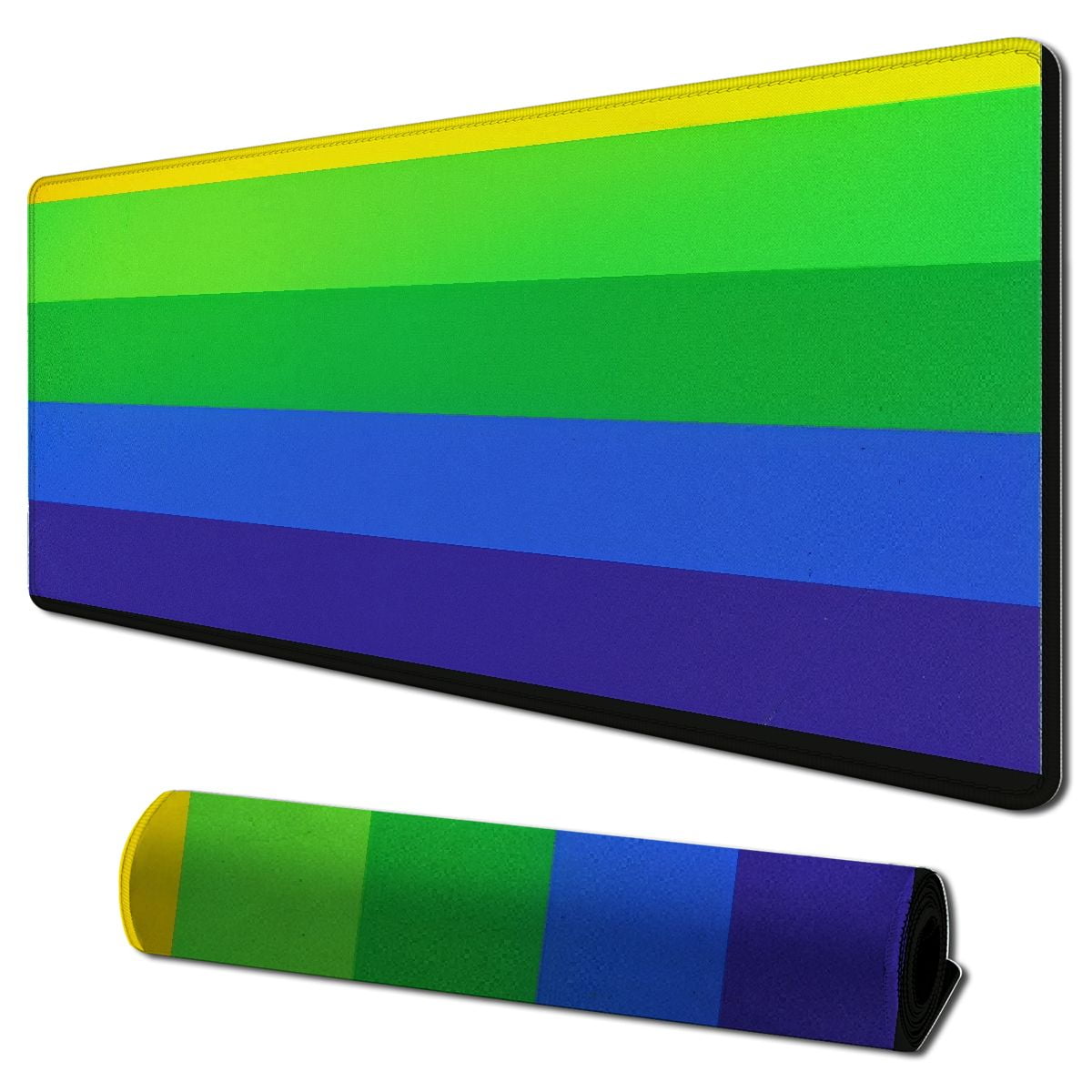 Ullo0ord LGBT Rainbow Flag Pattern Desk Mat,Mousepad Waterproof Mouse ...