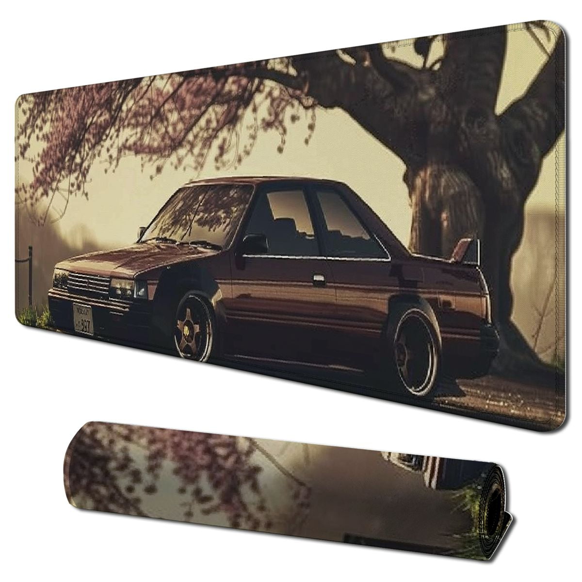 Ullo0ord Large Mouse Pad Overlock Edge Rubber Desk Mat Computer ...