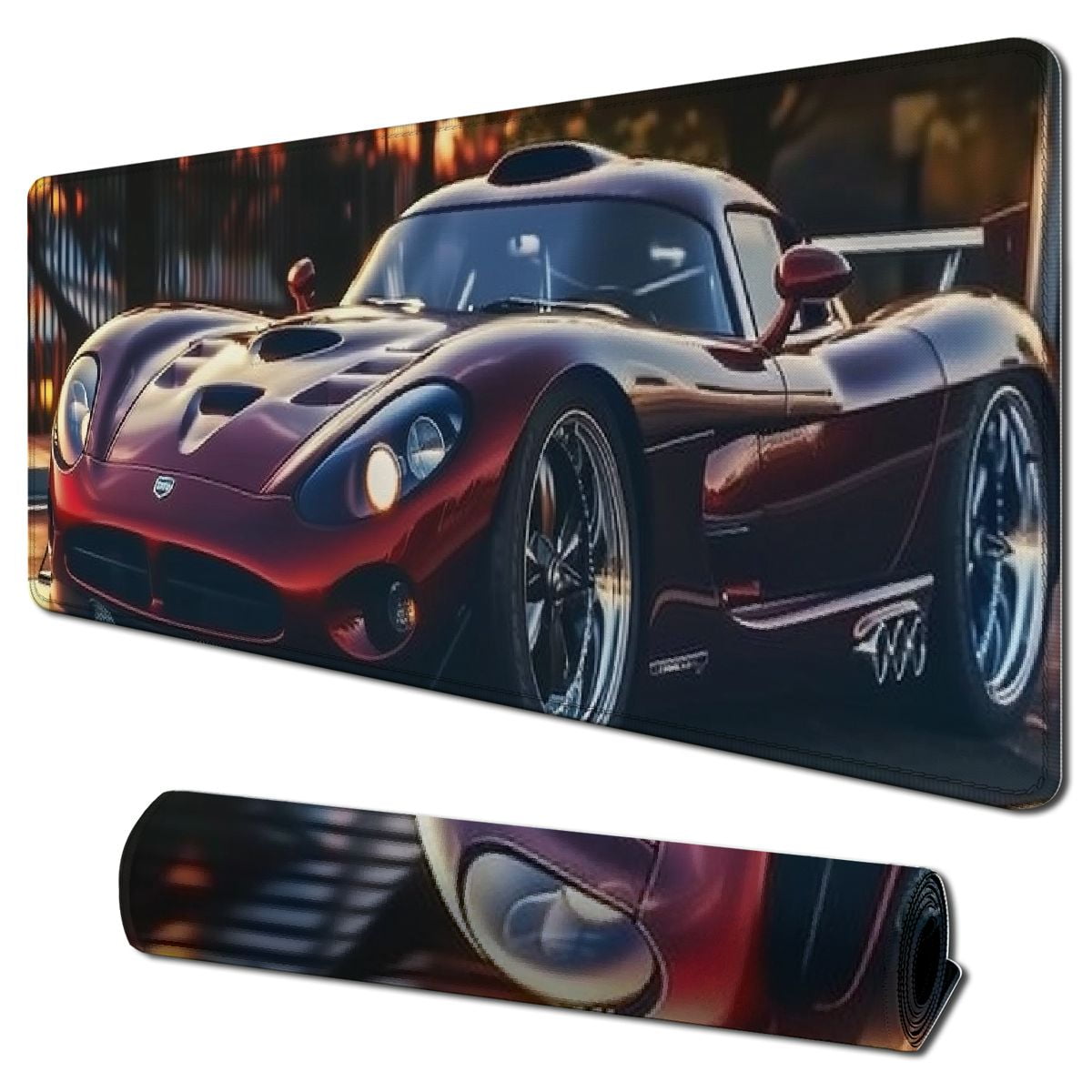 Ullo0ord Large Mouse Pad Overlock Edge Rubber Desk Mat Computer ...