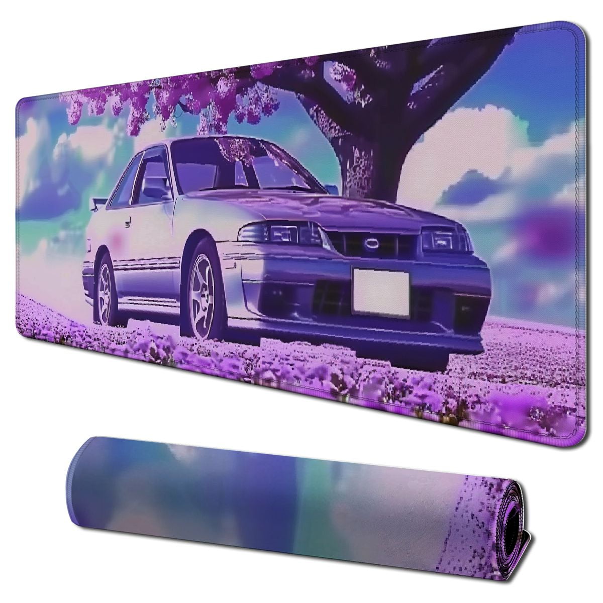 Ullo0ord Large Mouse Pad Overlock Edge Rubber Desk Mat Computer ...