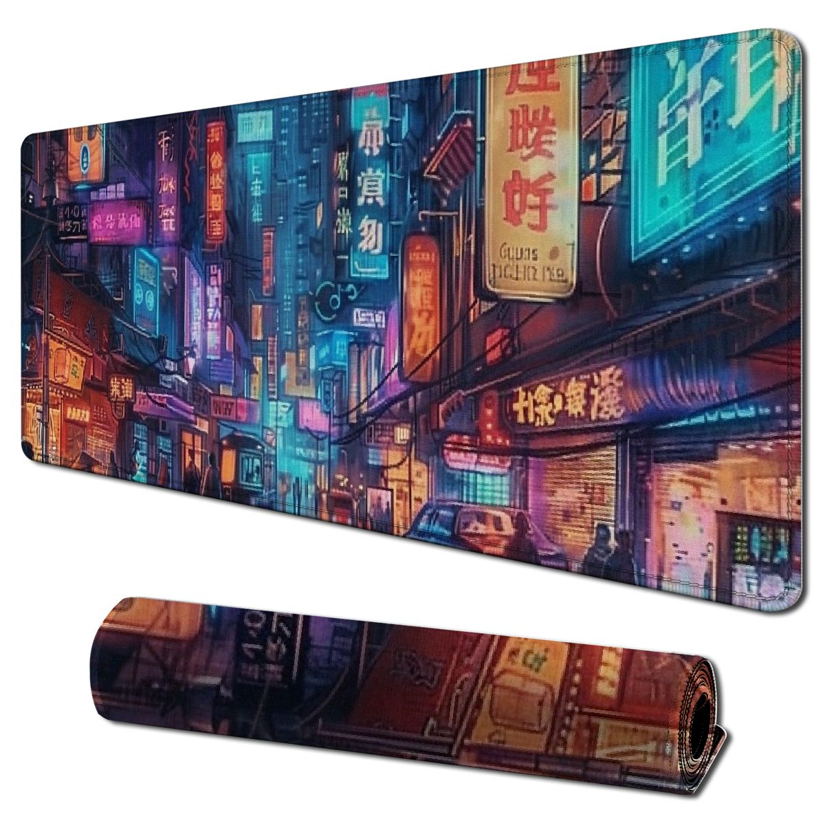 Ullo0ord Large Mouse Pad Overlock Edge Rubber Desk Mat Computer ...