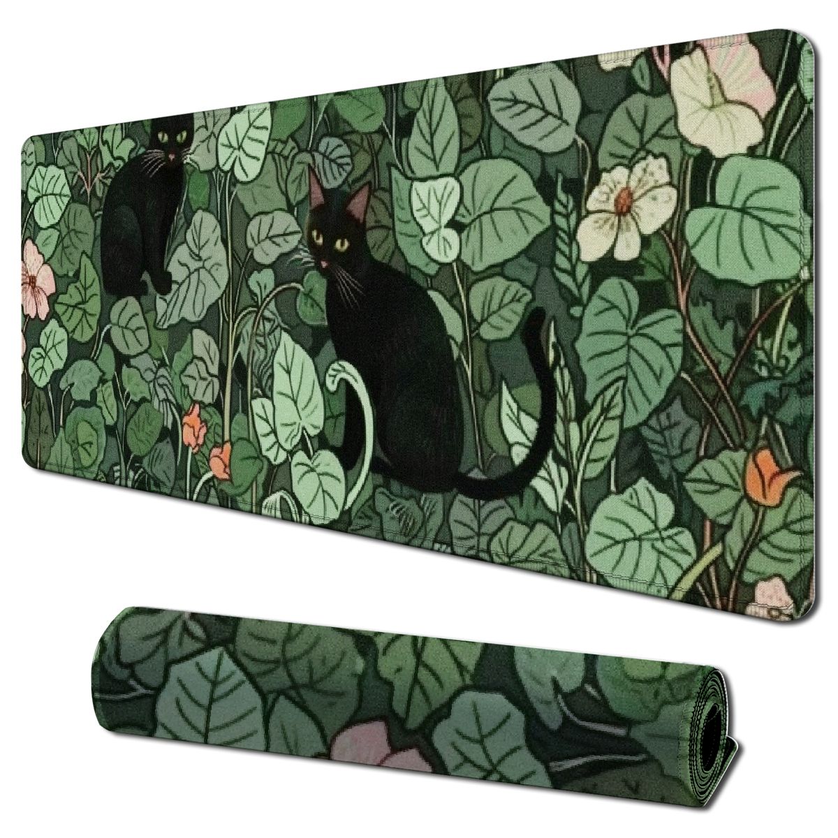 Ullo0ord Large Mouse Pad Overlock Edge Rubber Desk Mat Computer ...