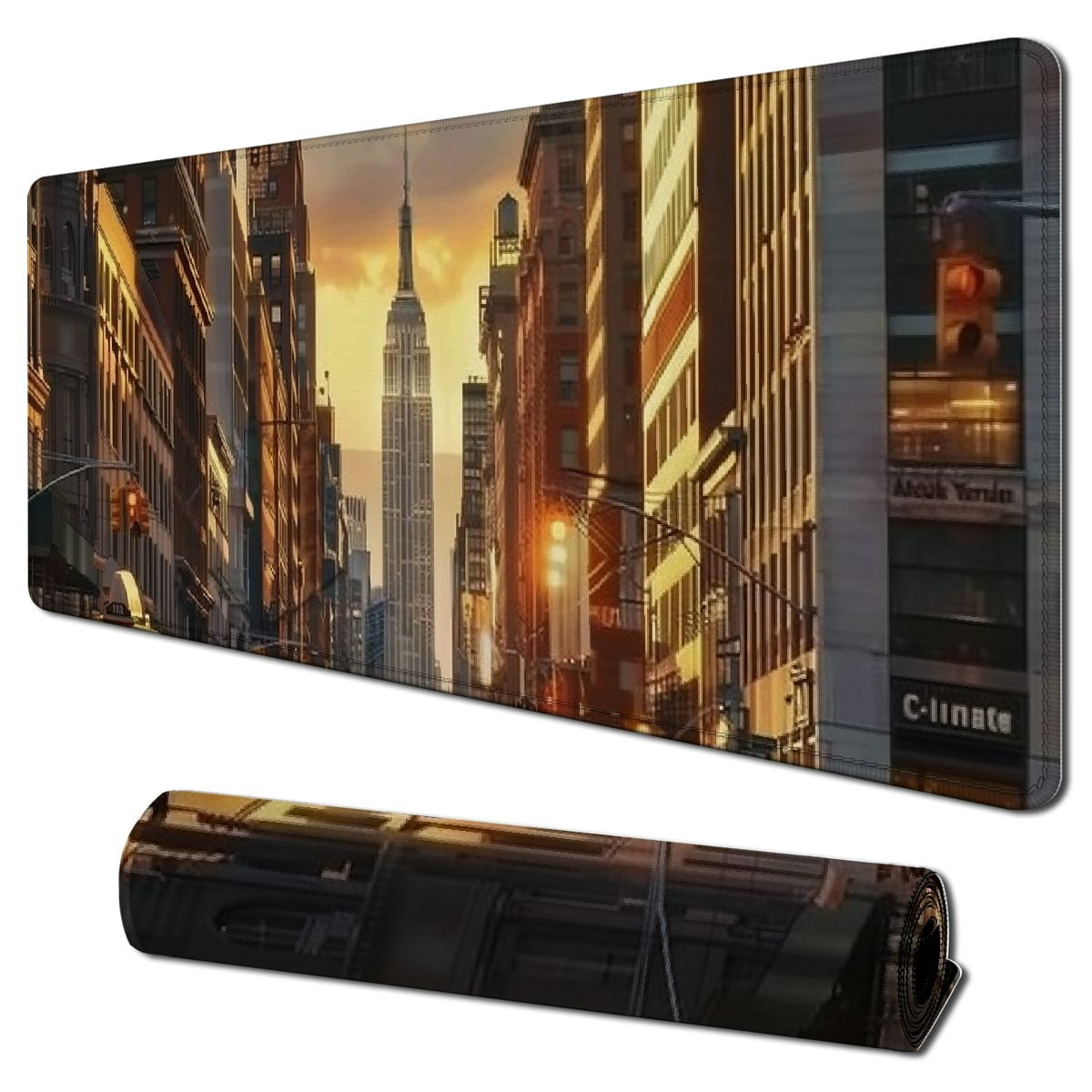 Ullo0ord Large Mouse Pad Overlock Edge Rubber Desk Mat Computer ...