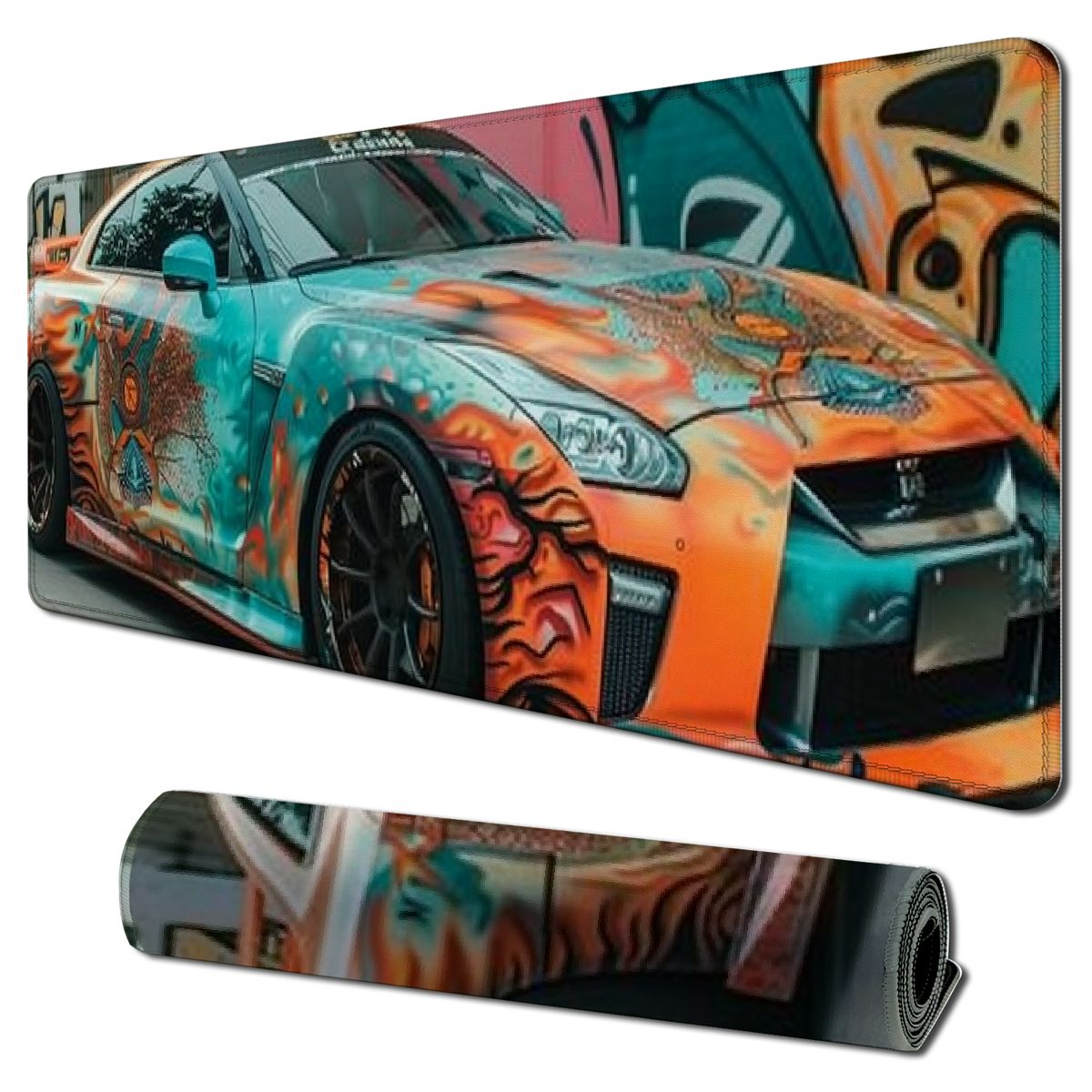 Ullo0ord Large Mouse Pad Overlock Edge Rubber Desk Mat Computer ...