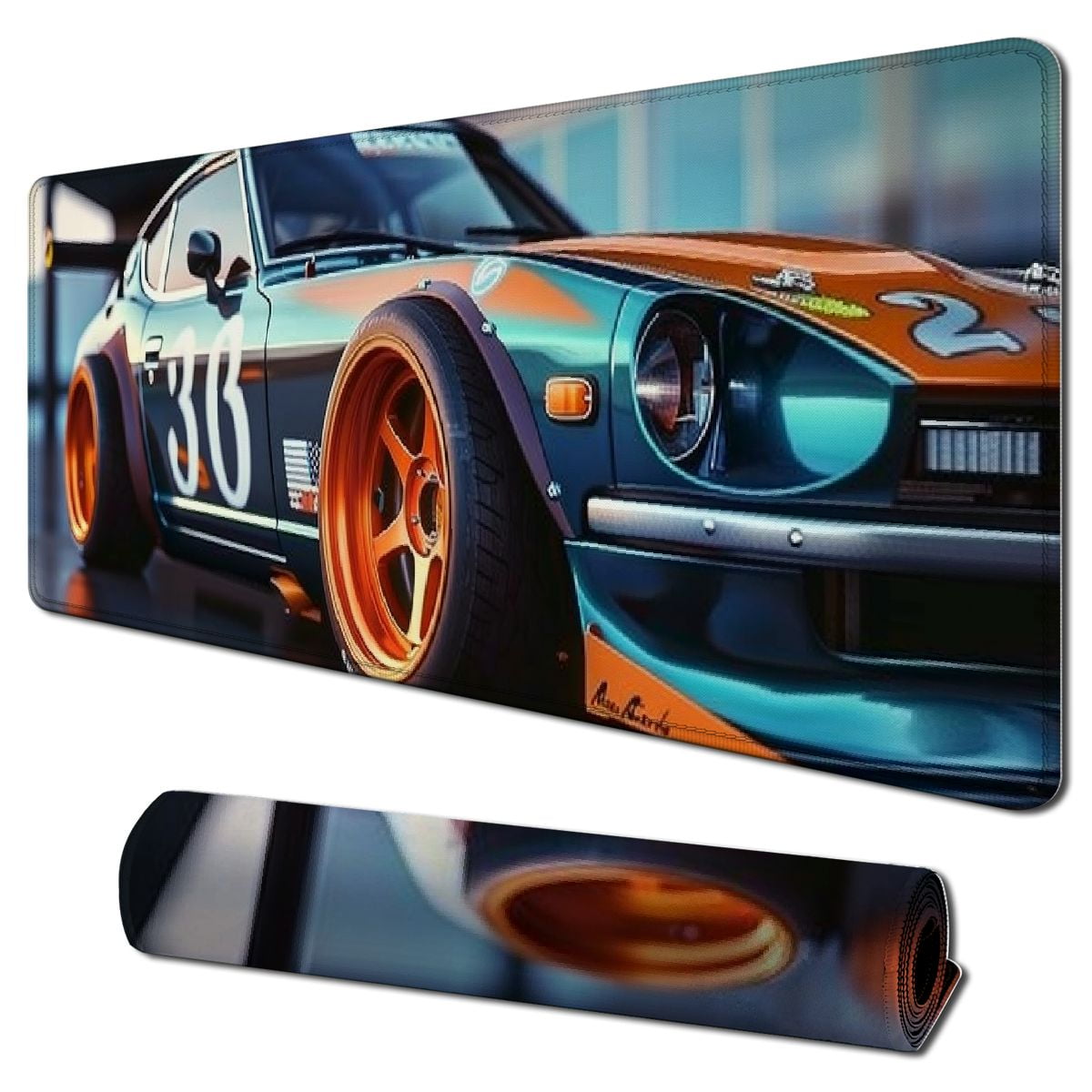 Ullo0ord Large Mouse Pad Overlock Edge Rubber Desk Mat Computer ...