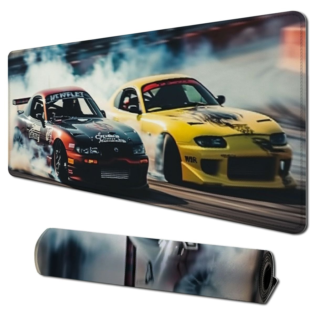 Ullo0ord Large Mouse Pad Overlock Edge Rubber Desk Mat Computer ...