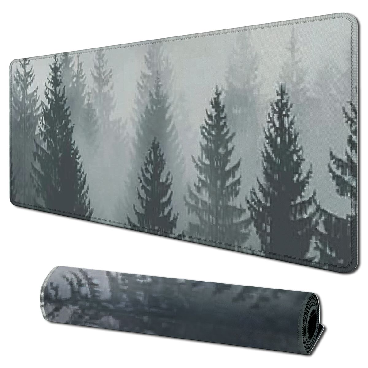 Ullo0ord Large Mouse Pad Overlock Edge Rubber Desk Mat Computer ...