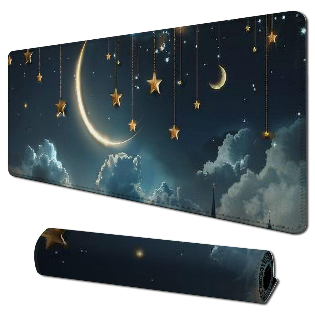 Ullo0ord Mouse Pad Gaming Keyboard Pad Large Desk Pad Non-Slip Rubber ...