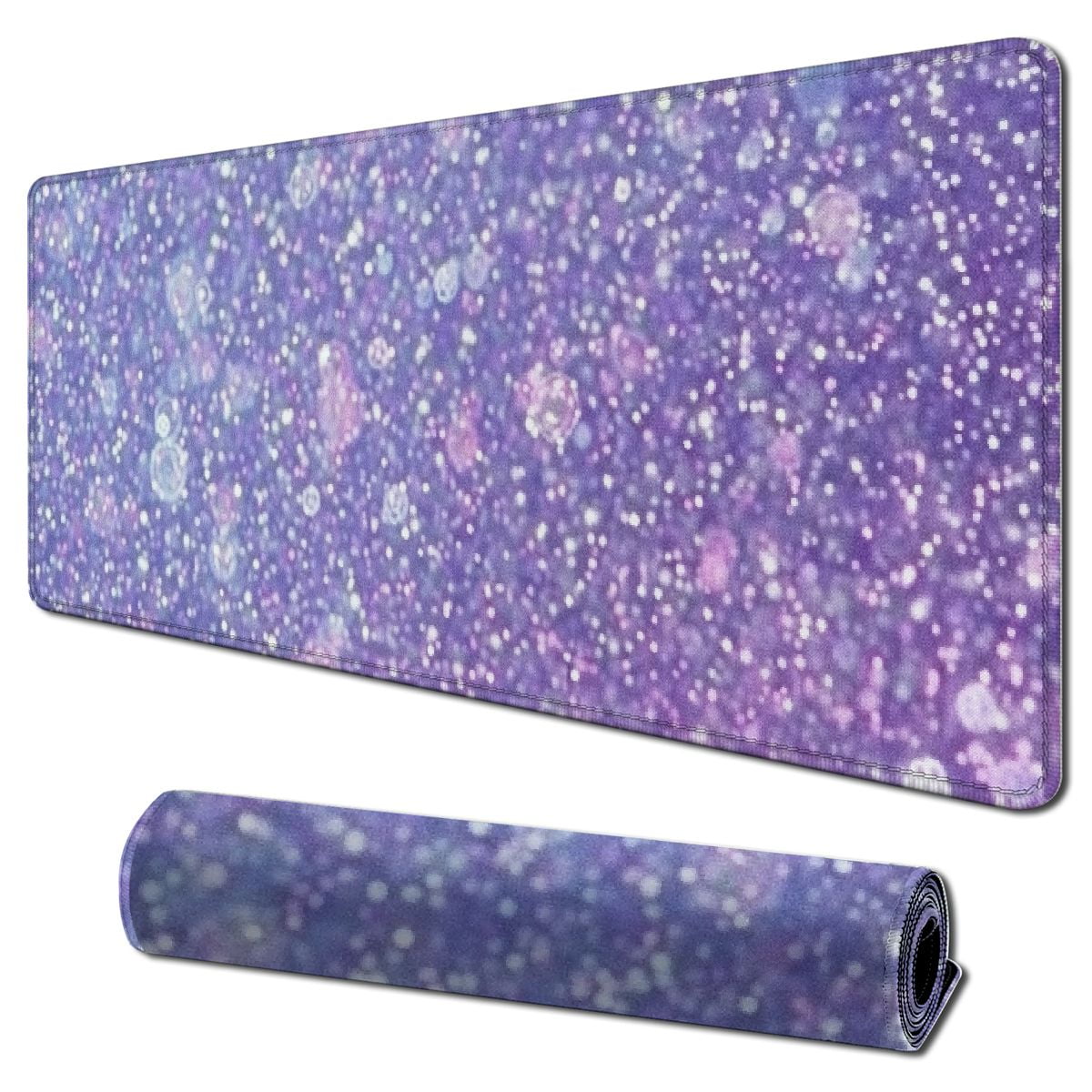 Ullo0ord Mouse Pad Large Desk Pad Gaming Mouse Pad for Desk Purple ...