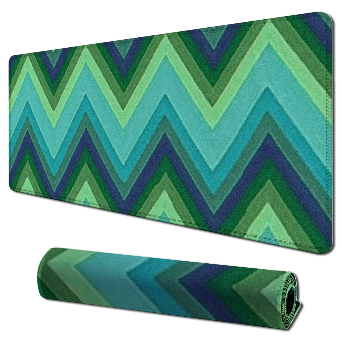 Ullo0ord Mouse Pad Large, Striped Background Extended Mouse Mat with ...