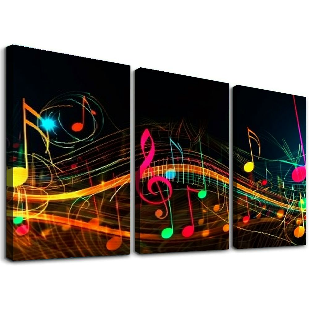 Ullo0ord Music for Bedroom, Modern Musical Note Stretched Beautiful ...