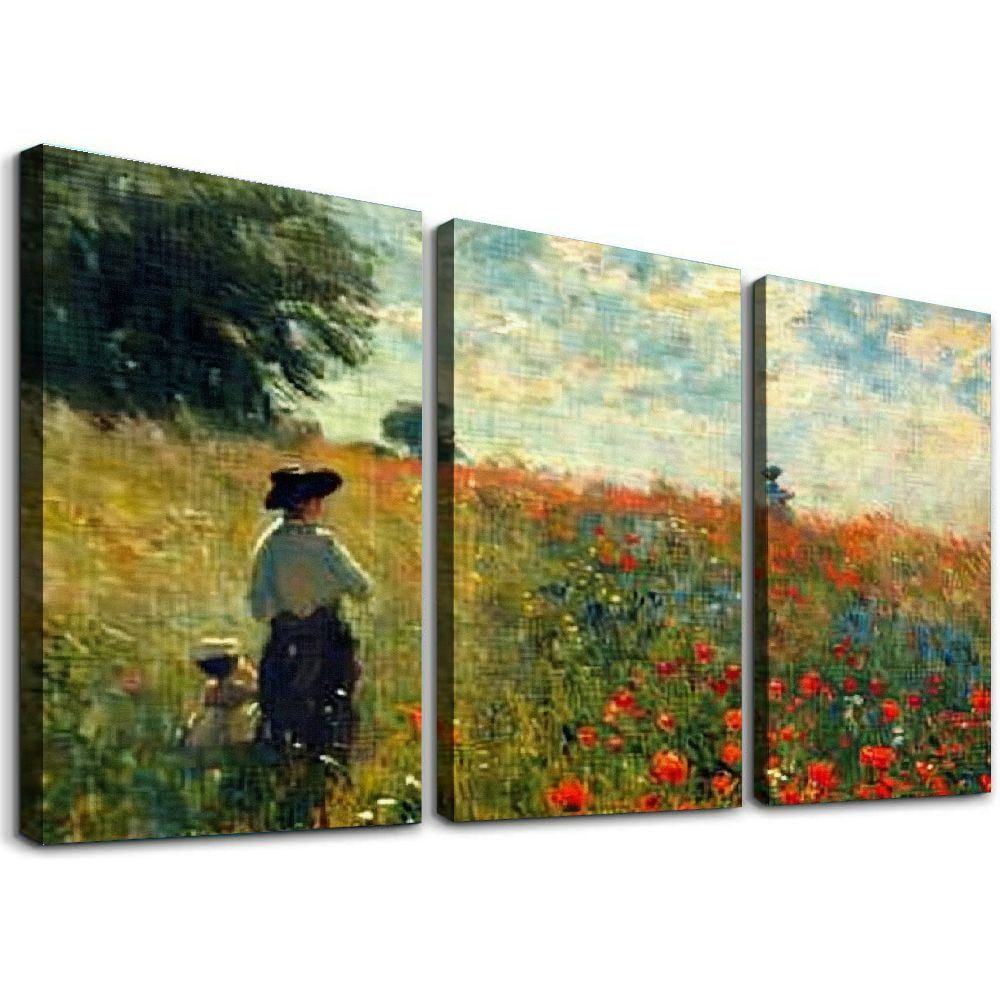 Ullo0ord Poppies Fine Impressionist Art Posters Prints Nature Landscape ...