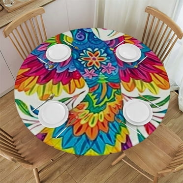 The Pioneer Woman Flowering Frontier Fabric Tablecloth, Multi-color, 70 ...