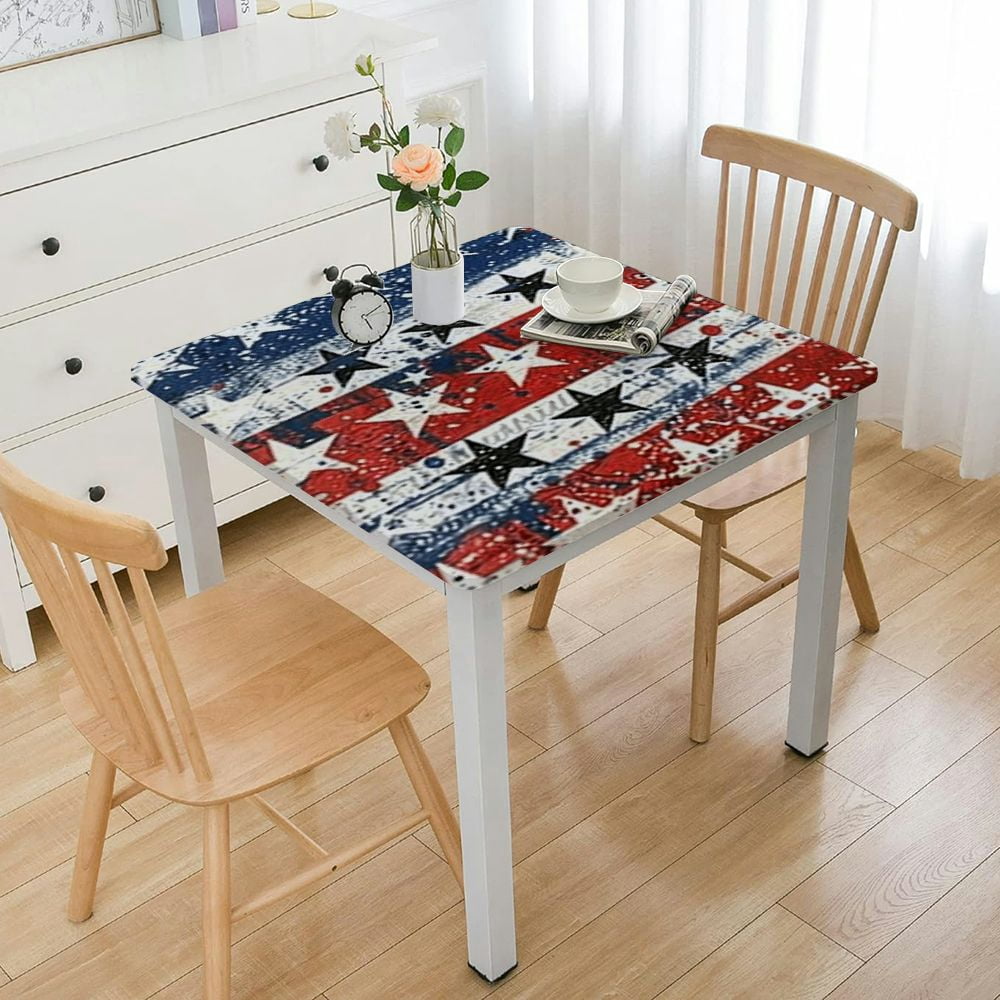 Ullo0ord Square Table, , Elastic Edge, Can Wipe Indoor/Outdoor Dining ...