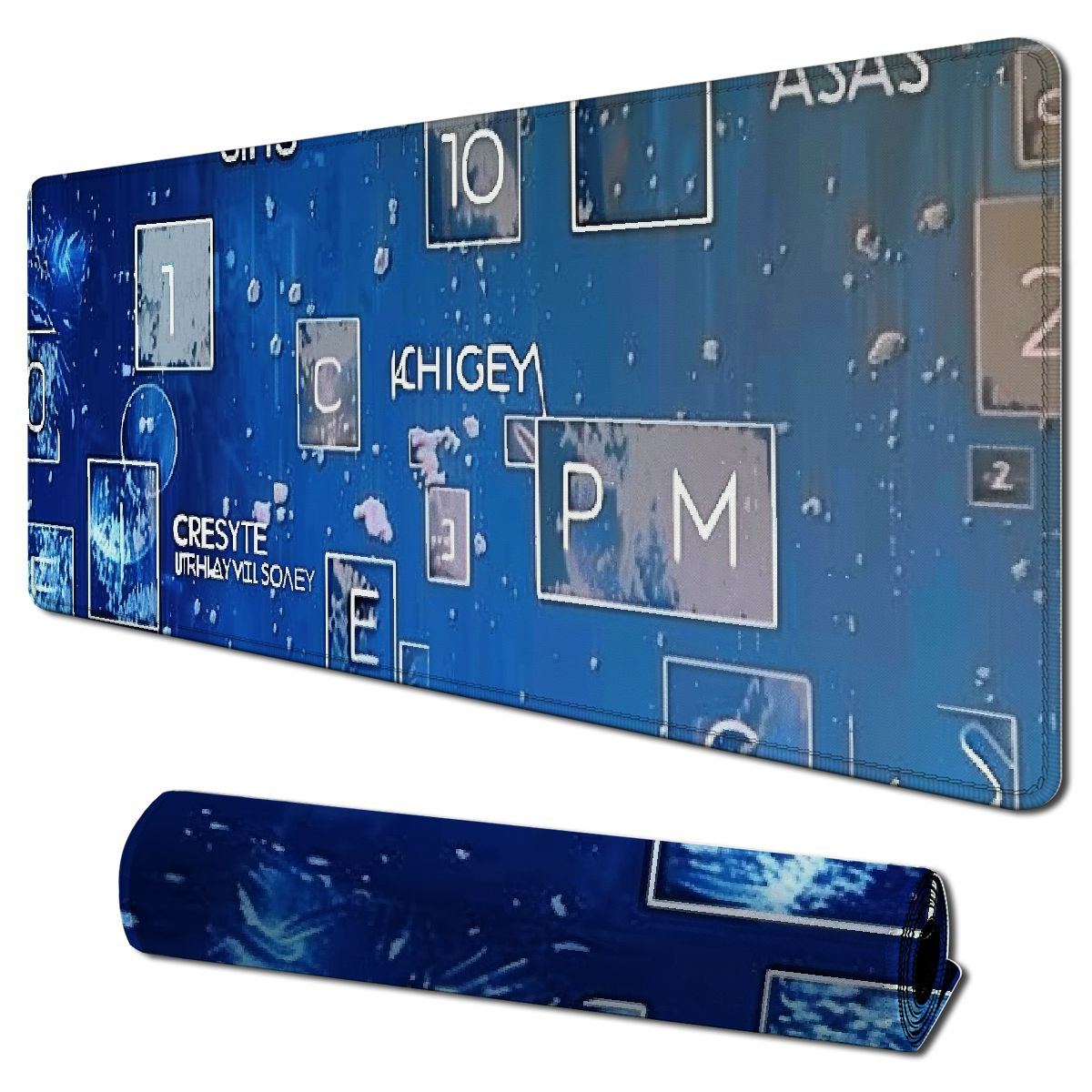 Ullo0ord Table of Chemical Elements Non-Slip Mouse Pads Rubber Desk Mat ...