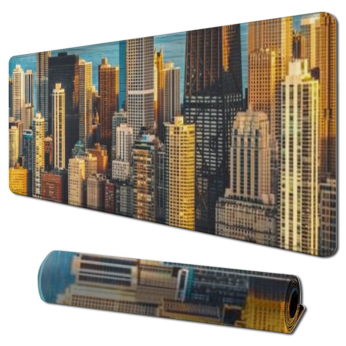 Ullo0ord Wall Art John Hancock Center Large Mouse Pad for Desk ...