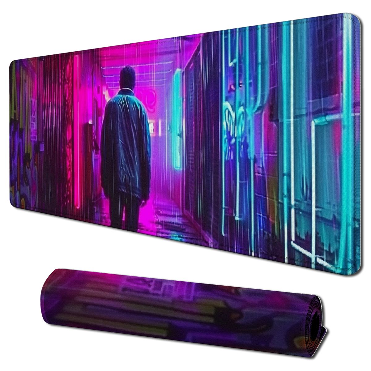 Ullo0ord Wall Art Street Rain Gaming Mouse Pad - Walmart.com