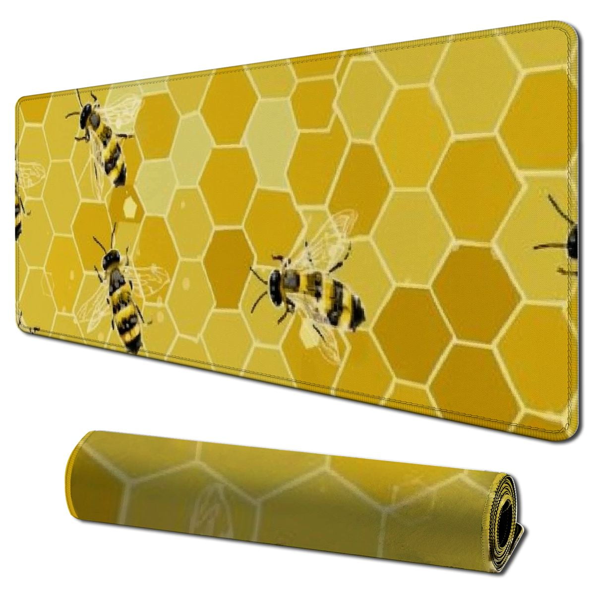 Ullo0ord Yellow Bees Large Mouse Pad Gaming Mousepad - Walmart.com