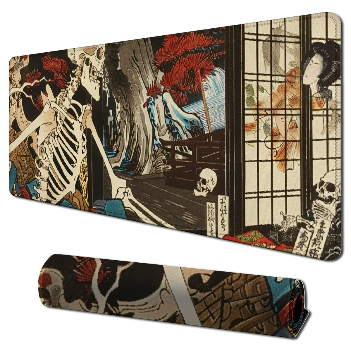 Ullo0ord by Utagawa Kuniyoshi Large Size Gaming Mousepad Full Desk ...