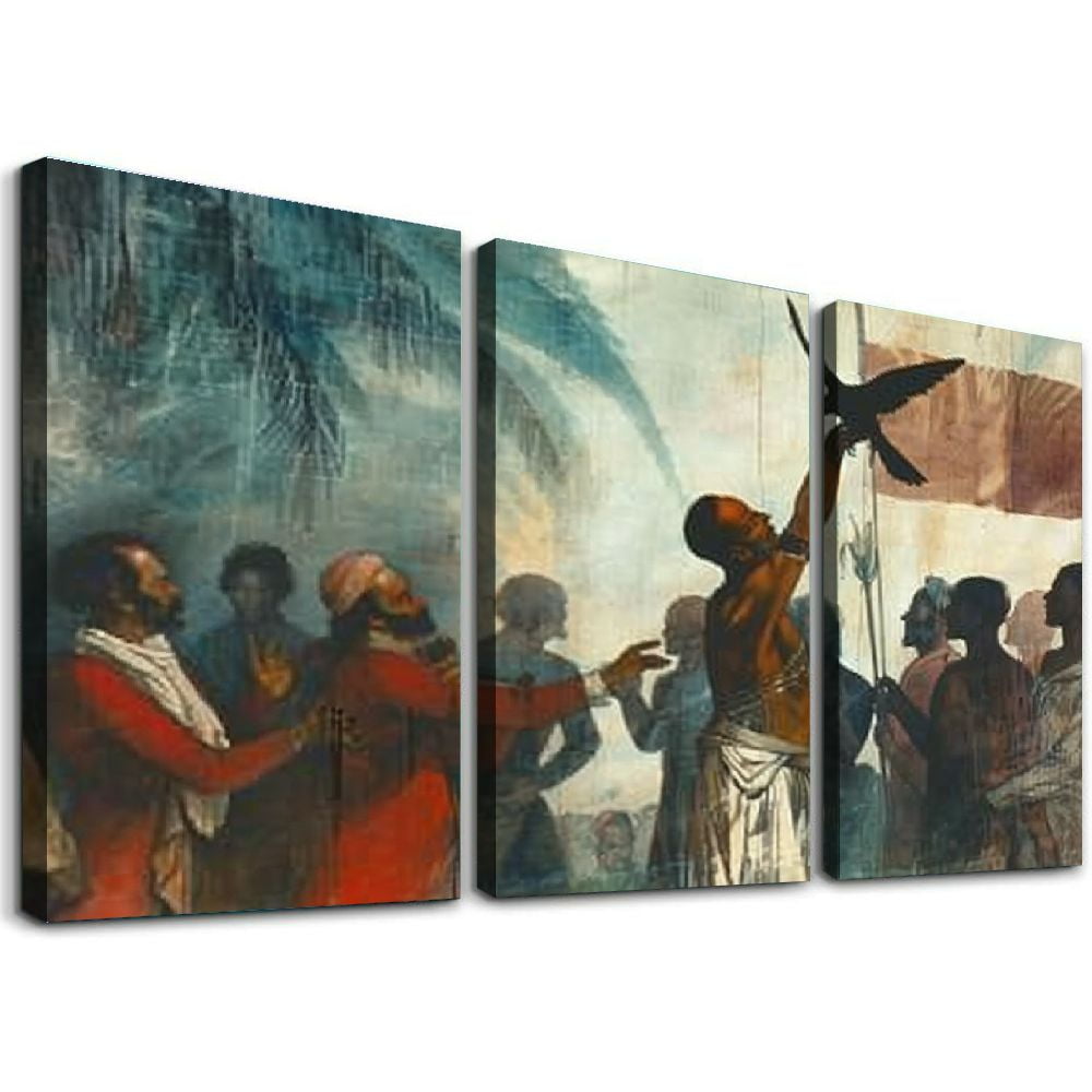 Ulloord Abstract Art Abolition of Slavery Poster Vintage Historical ...